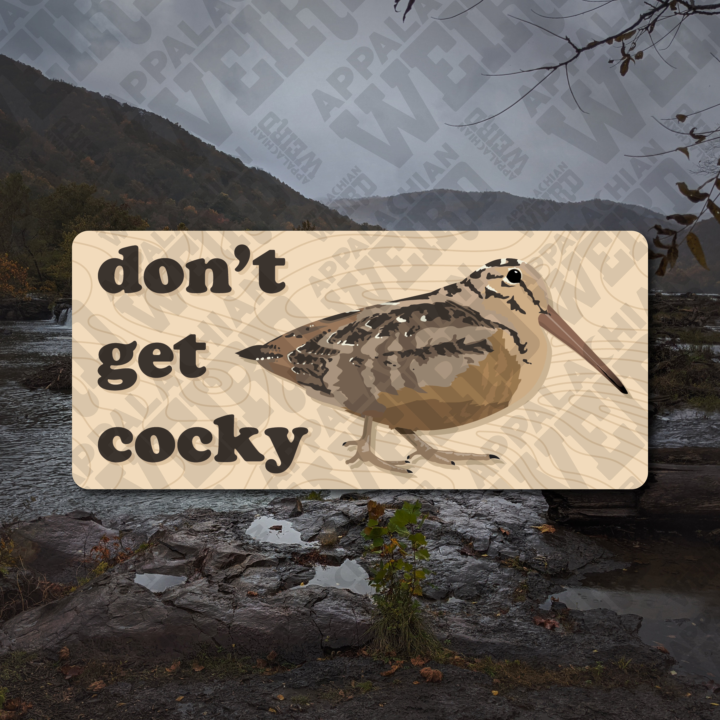 Don't Get Cocky Vinyl Decal - Etsy