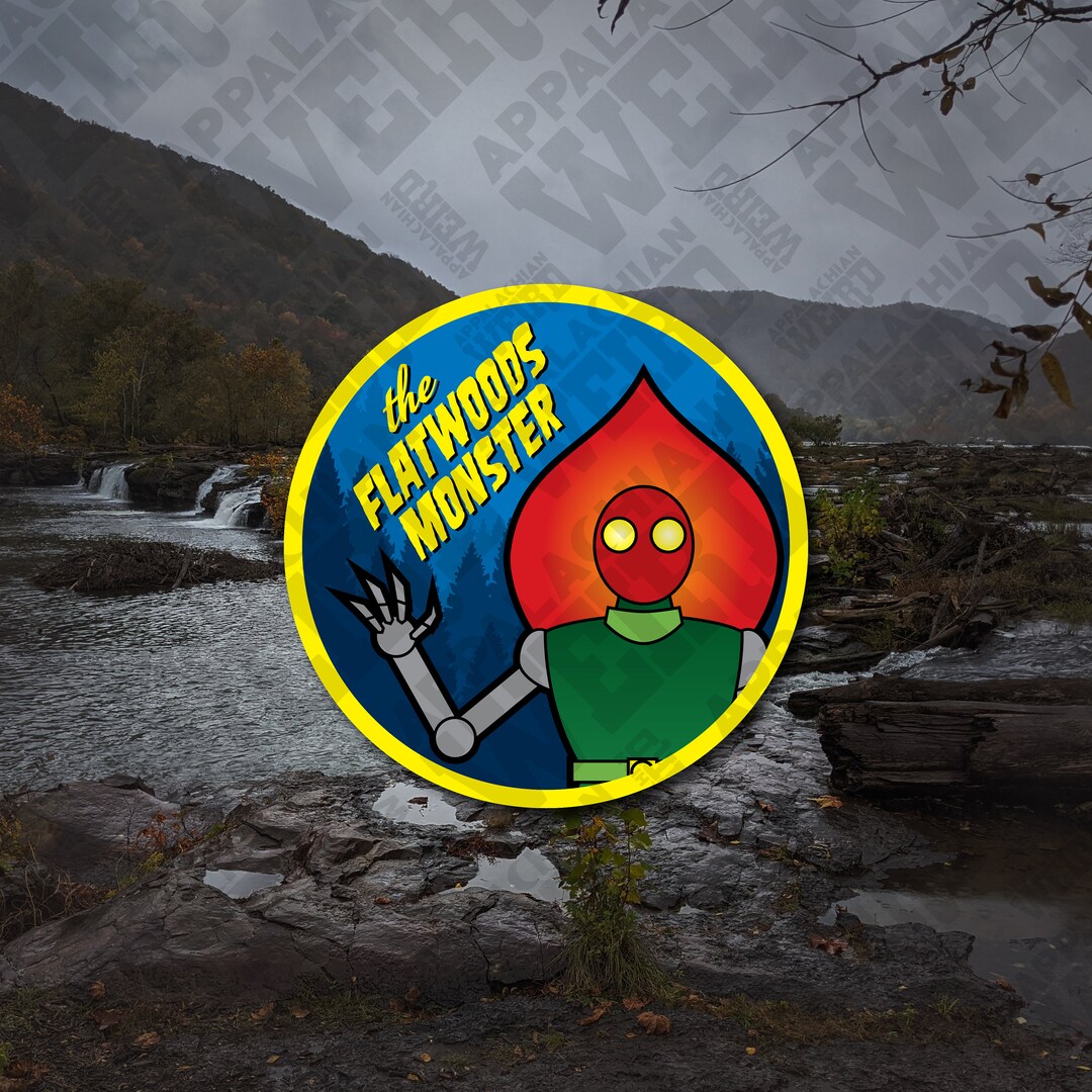 The Flatwoods Monster Vinyl Decal - Etsy