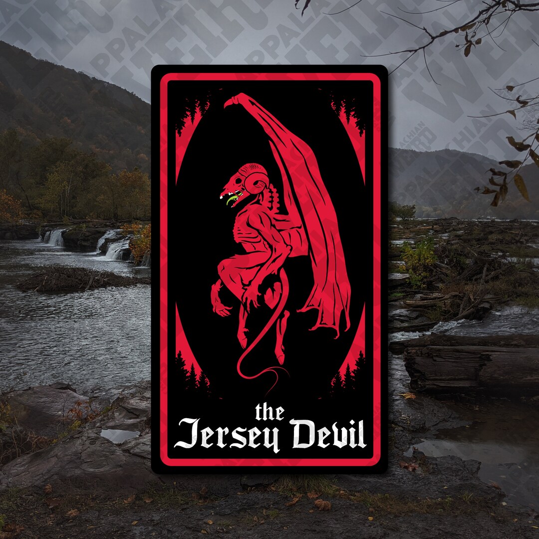 The Jersey Devil Tarot Decal - Etsy