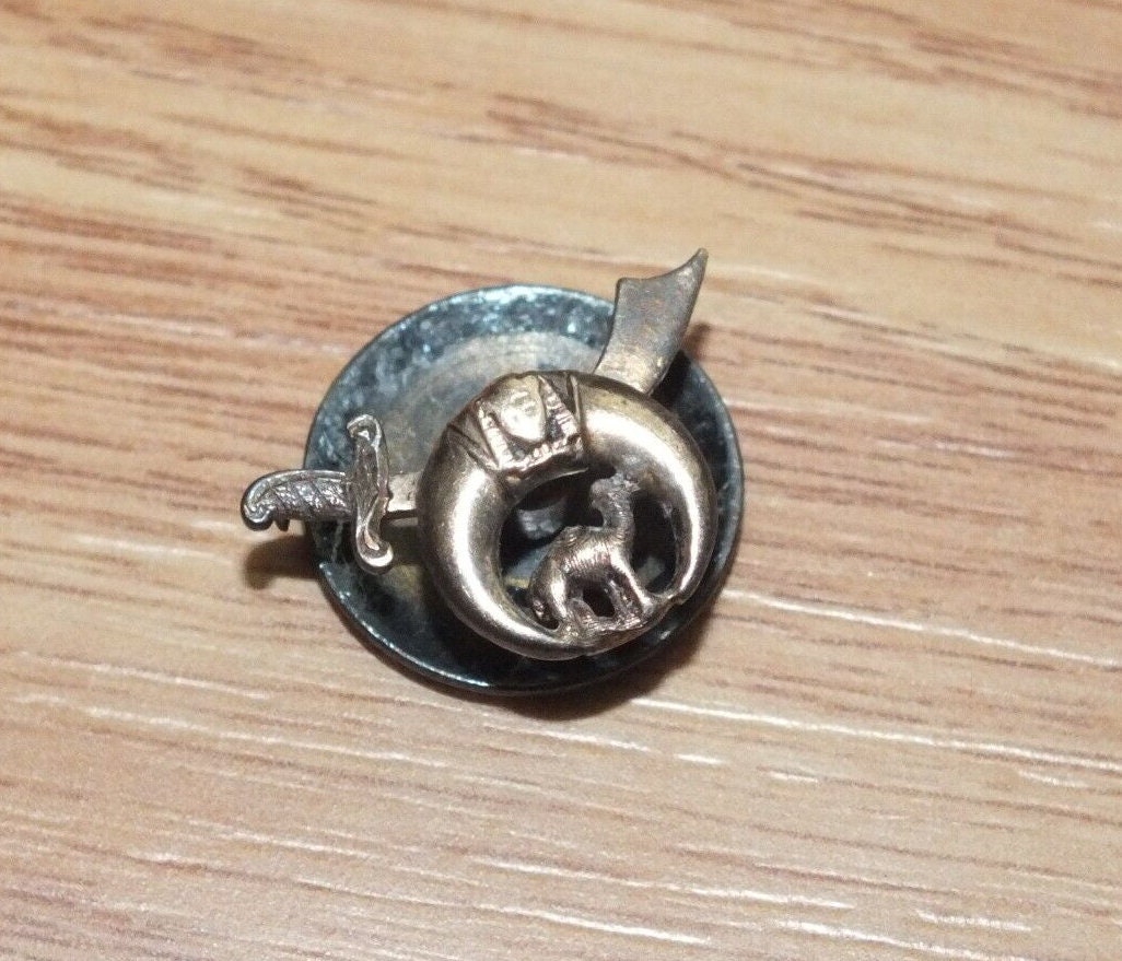 Vintage 14K Gold Shriners Classic Logo Collectible Screw Back Lapel Pin ...