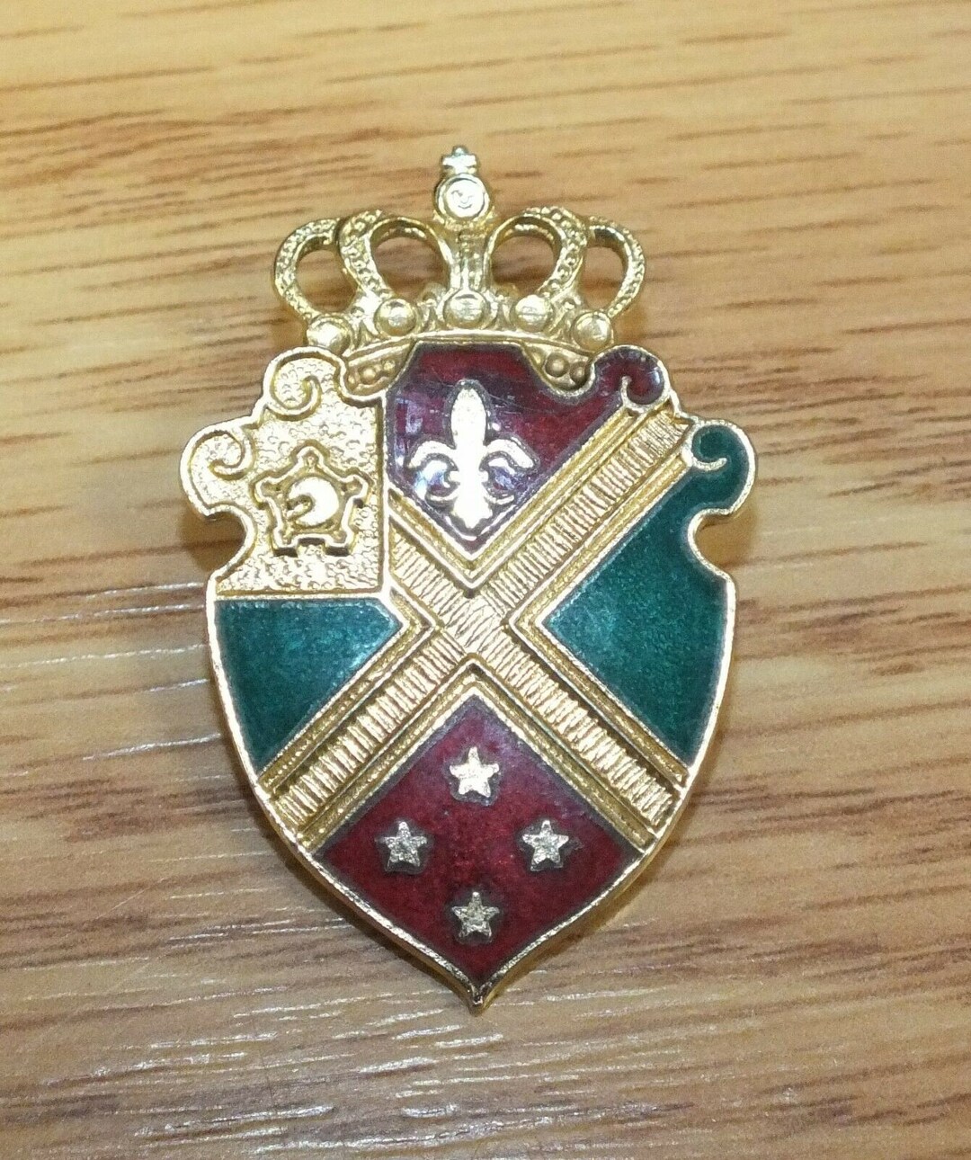 Vintage 29th Engineer Battalion Insignia Unit Crest Collectible Lapel ...