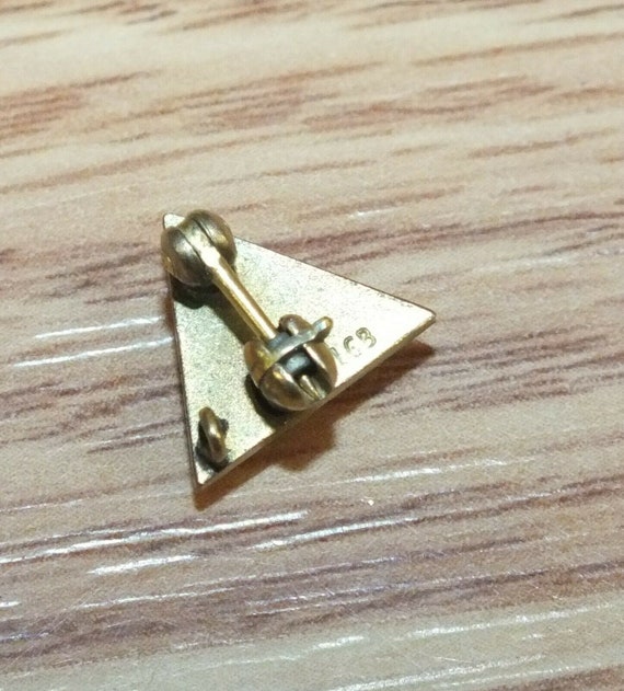 Vintage LGB Gold Cross Black Triangle Collectible Sma… - Gem
