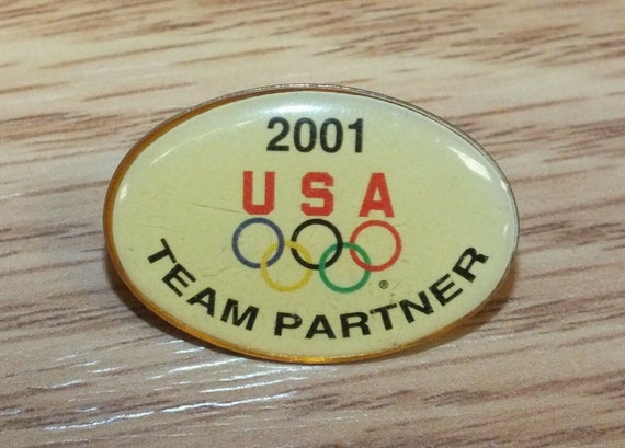 Vintage 2001 Team Partner Olympics Collectible Oval E… - Gem