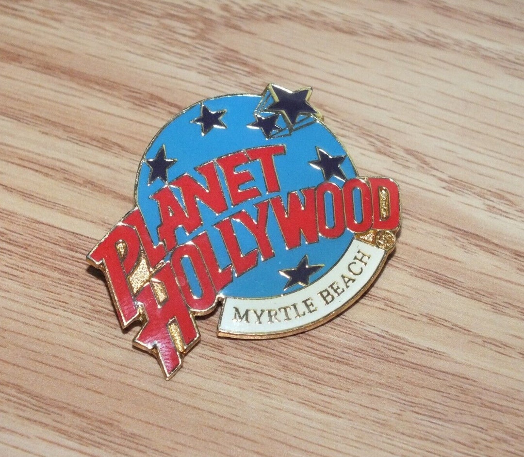 Vintage Enamel Planet Hollywood Myrtle Beach Collectible Travel ...