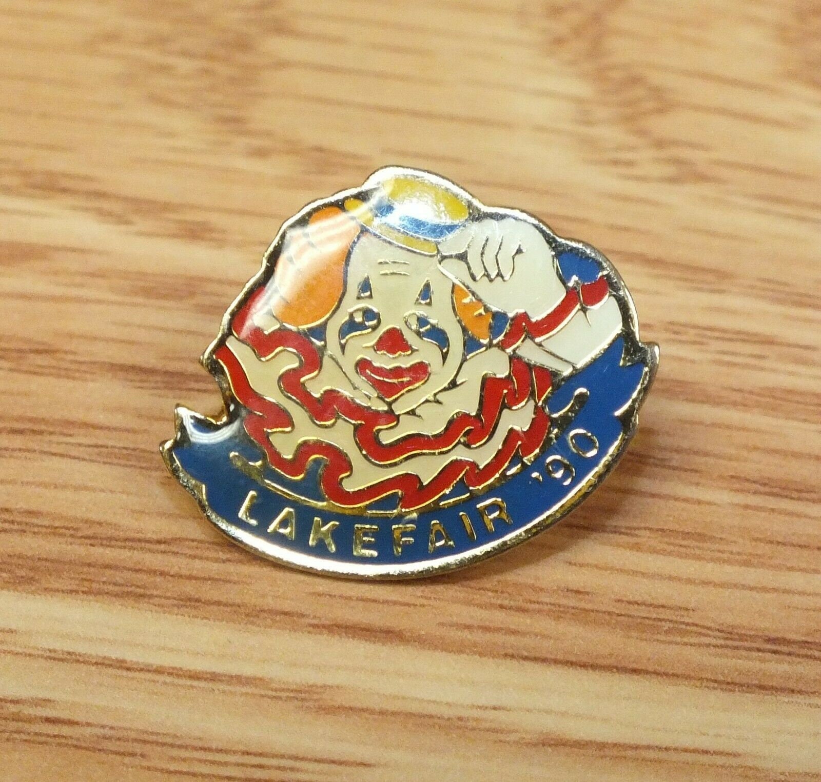 Vintage 1990 Capitol Lakefair Clown Enamel Collectible Pin / Lapel ...