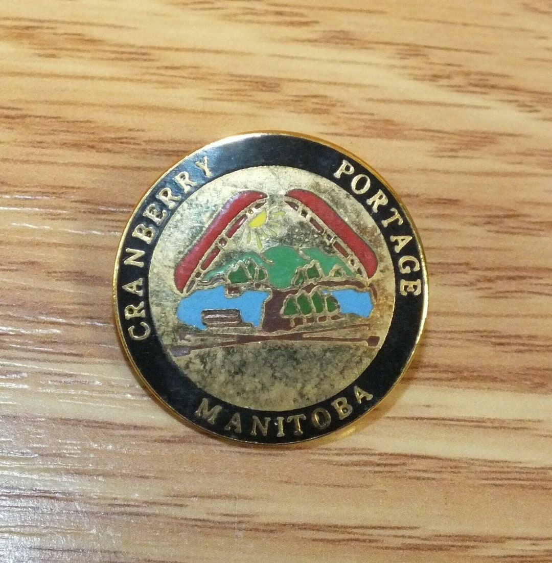 Vintage Cranberry Portage Manitoba Collectible Lapel Pin *READ* - Etsy