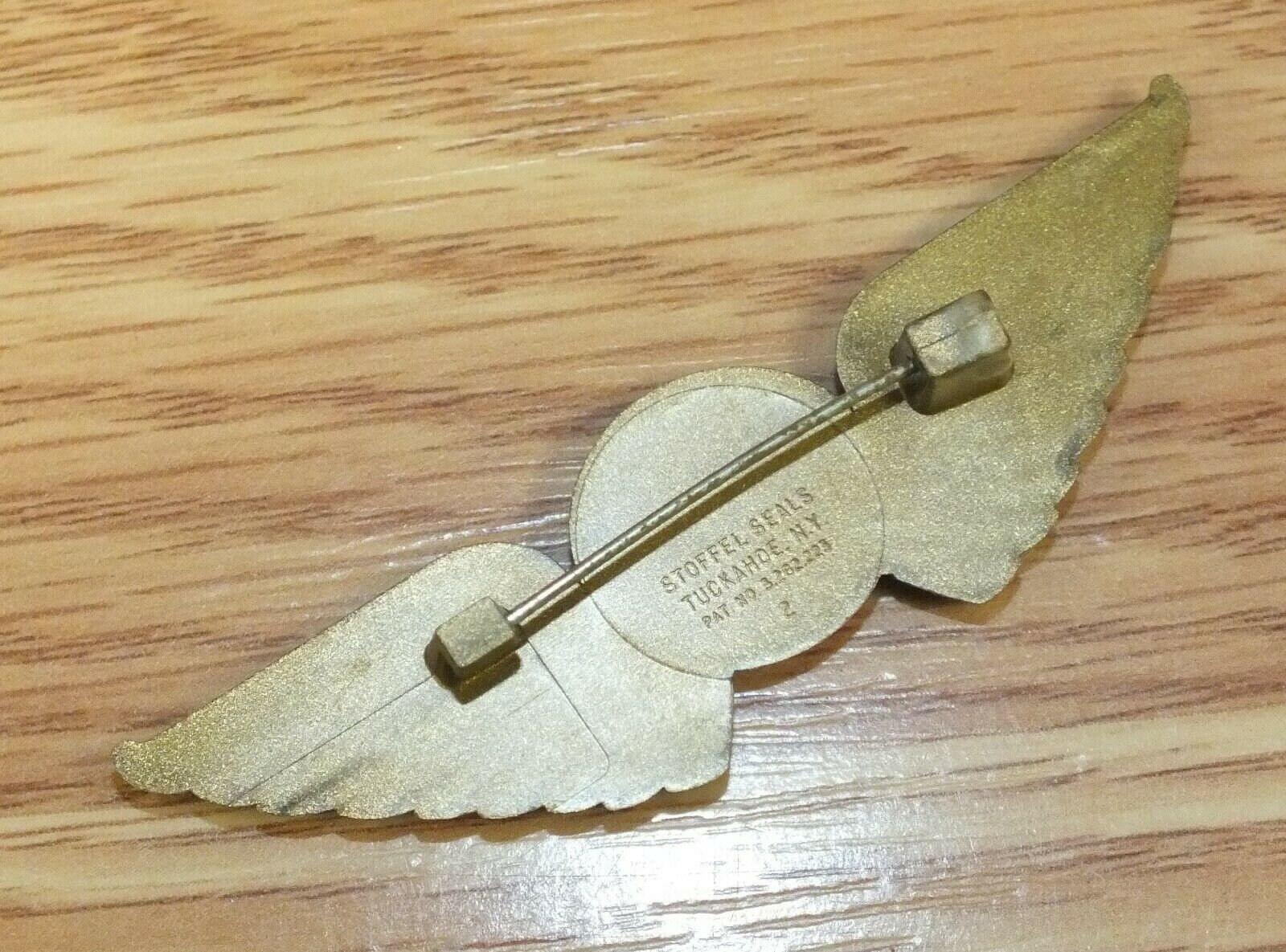 Vintage Northwest Airlines Gold Tone Plastic Stoffel Seals Jr. Pilot ...