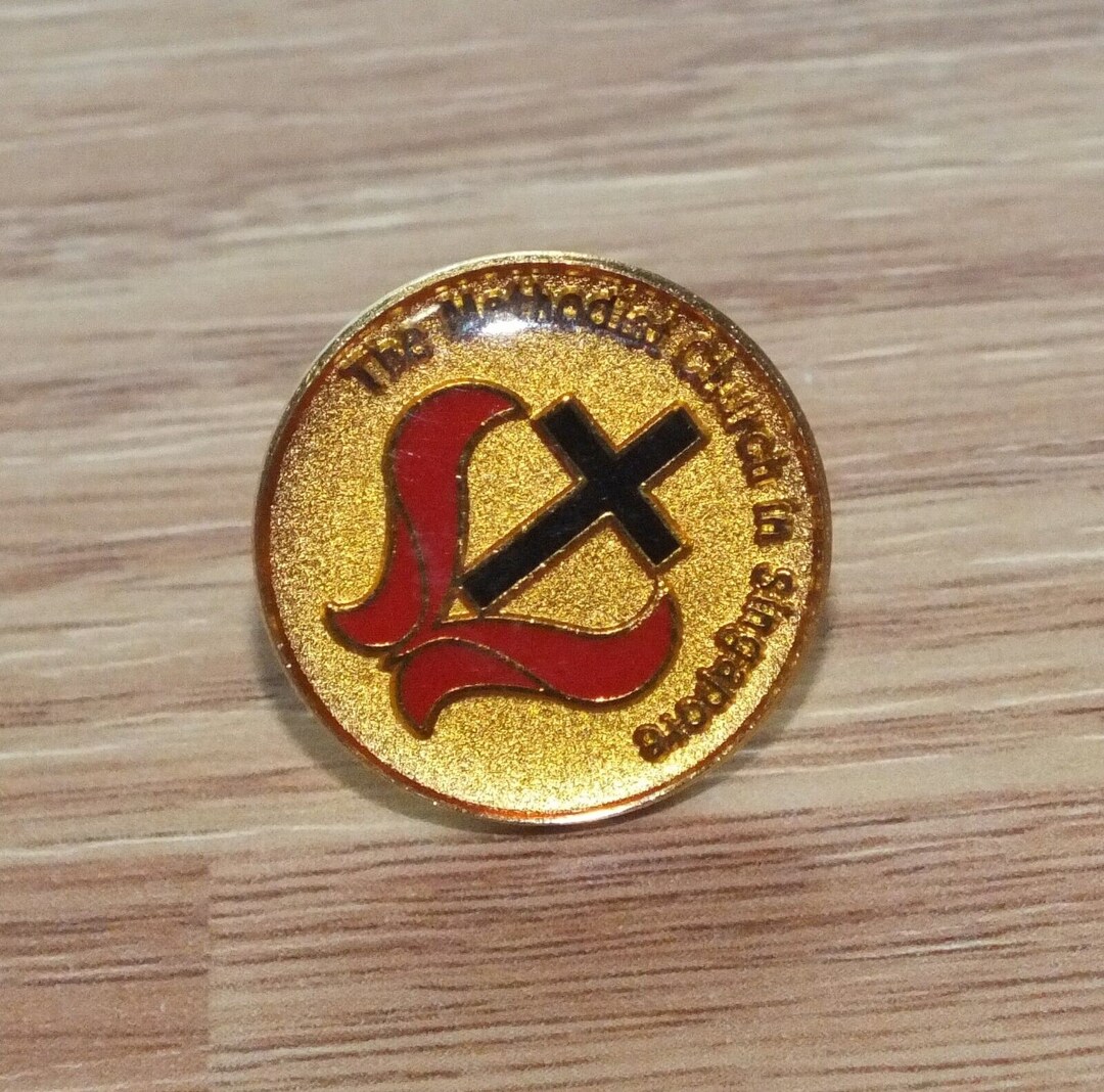 Vintage Methodist Church in Singapore Collectible Religious Enamel ...