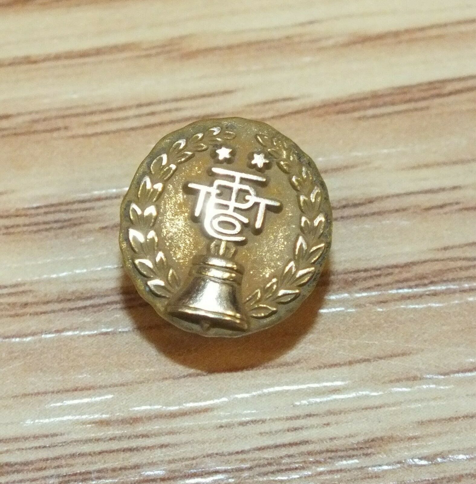 Vintage TTTP Co. California Bell Systems Telephone 10k Gold Screw Back ...