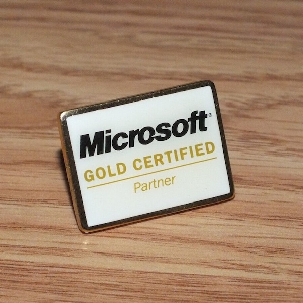 Microsoft Enamel Pin - Etsy