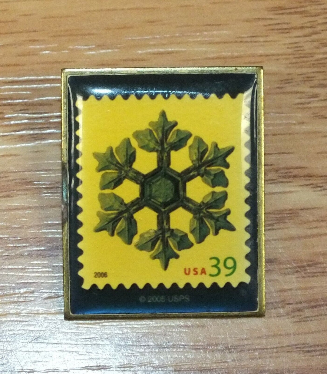 Vintage Style USPS USA 39 Cent 2006 Collectible Stamp Pin **READ ...