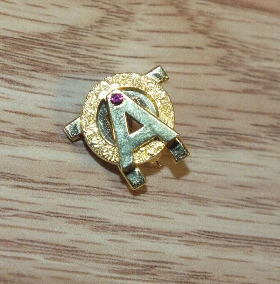 10K Gold Alpha Omicron Pi Collectible Sorority Sisterhood Lapel Pin - Etsy