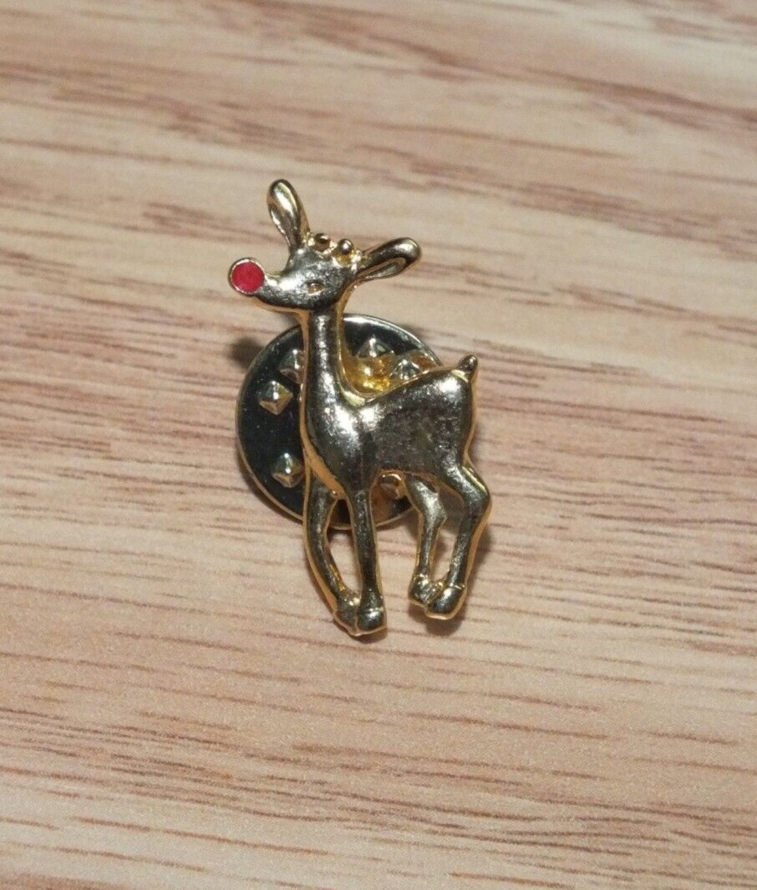 Vintage Christmas Rudolph the Red Nose Reindeer Christmas Lapel Pin - Etsy