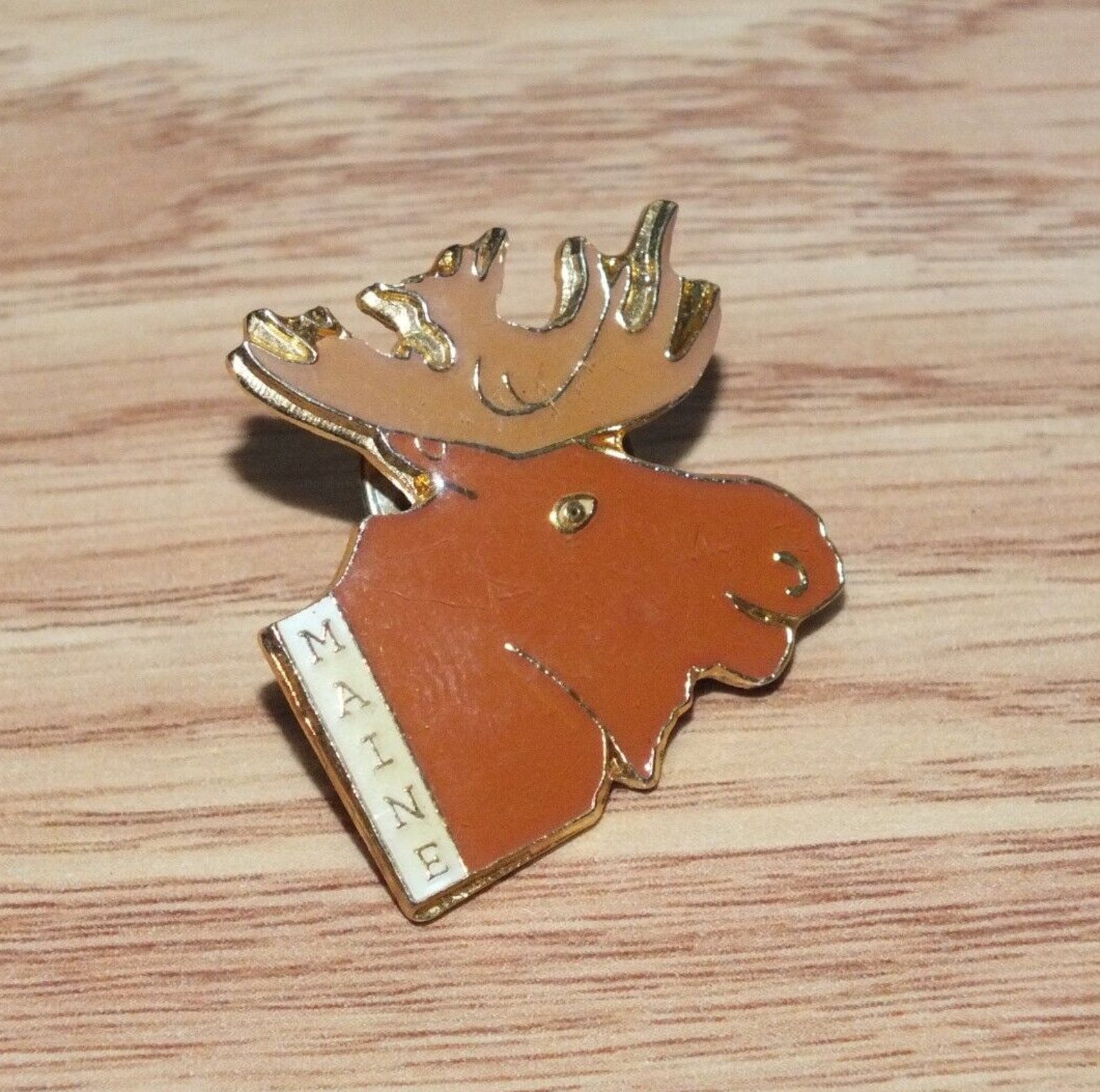 Vintage Maine Enamel Moose Collectible Travel Souvenir Lapel Pin - Etsy