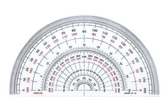 Half Circle Protractor