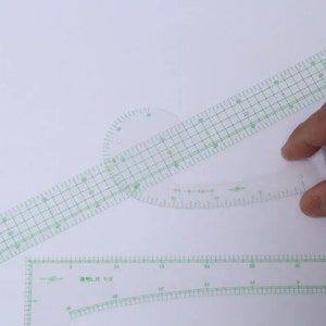Bunka 1/2 Scaled Pattern Ruler Set - Etsy