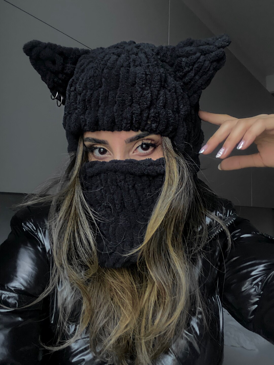 Cat Balaclava, Valentines Day Gift, Cat Balaclava, Animal Balaclava ...