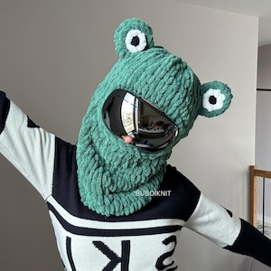 Frog Balaclava Ski Helmet Mask Helmet Protector Balaclava - Etsy Canada