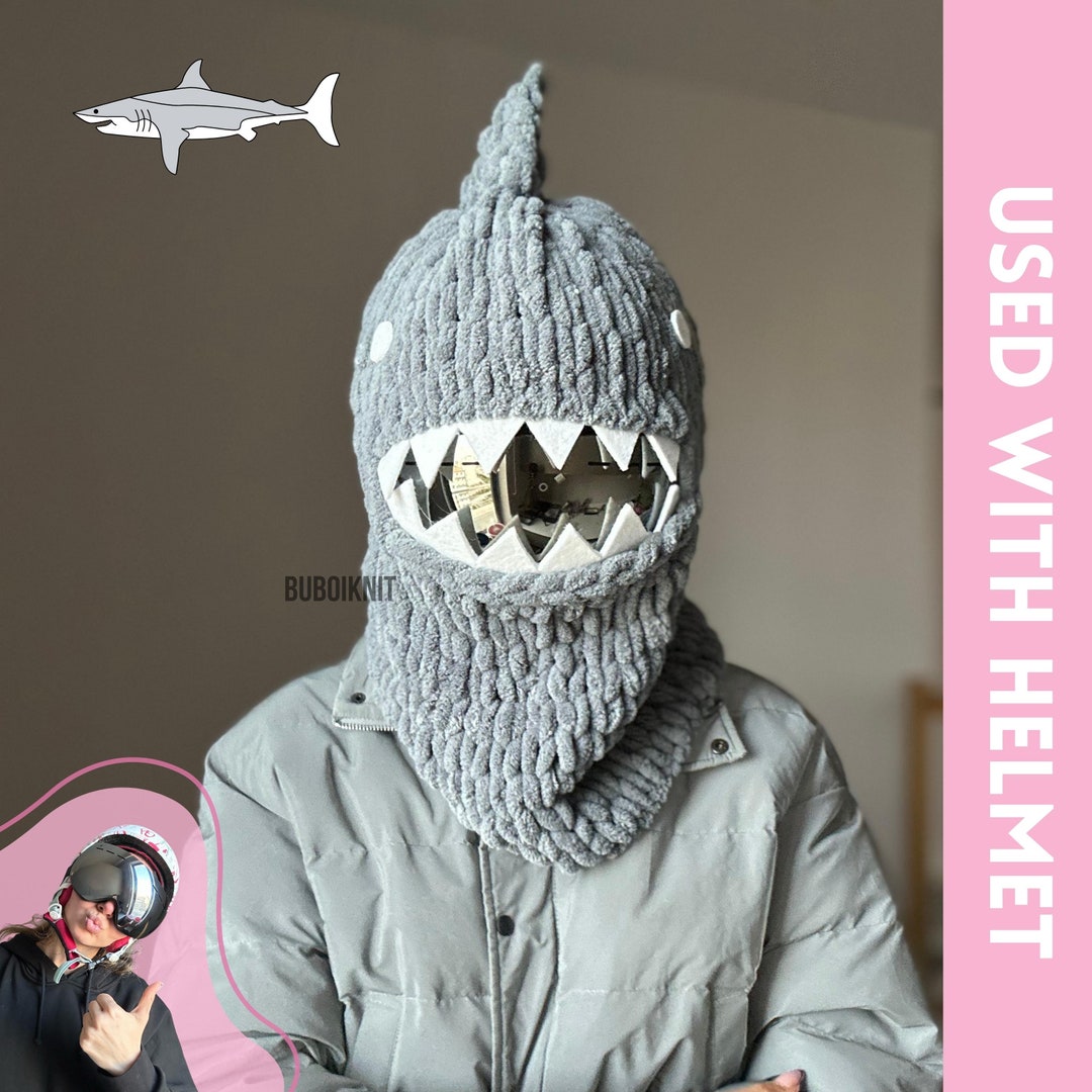 Shark Balaclava Mask Helmet Cover Mask Helmet Balaclava With - Etsy