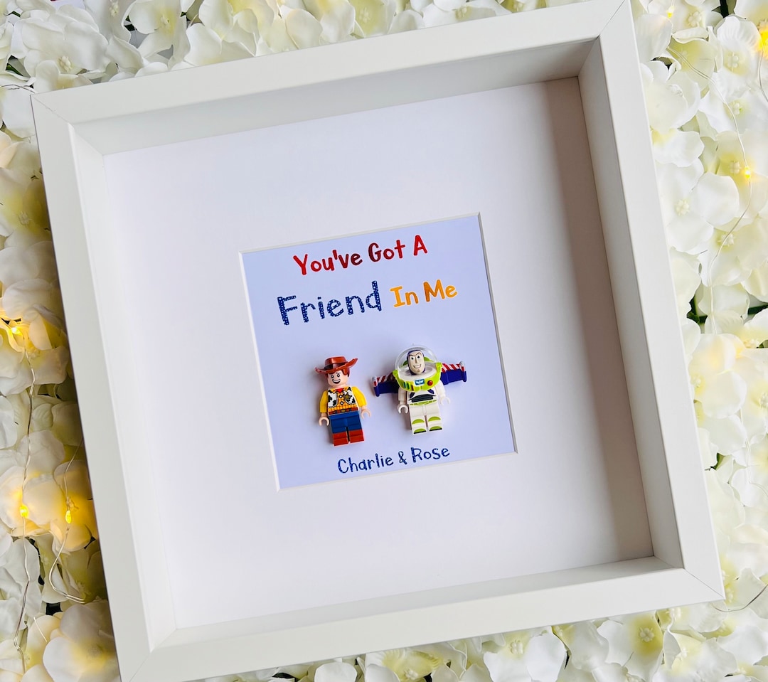 Toy Story 'you've Got A Friend in Me' Personalised Gift Frame - Etsy