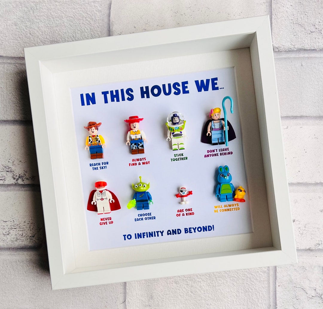 In This House We Toy Story Gift Frame - Etsy