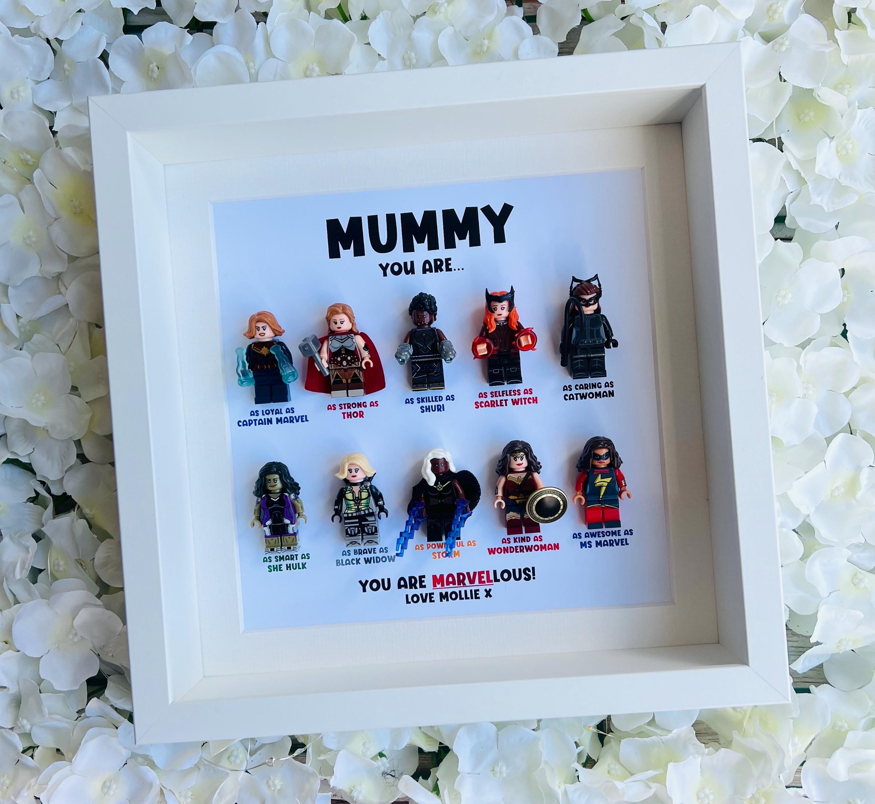 Mum Mummy Hero Gift Frame (10M Mother's Day, Christmas, Auntie, Grandma ...