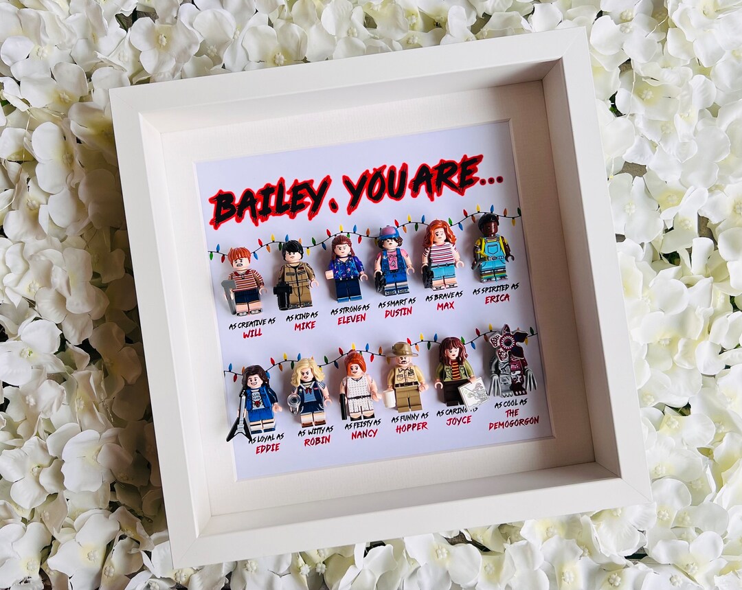 Stranger Things Personalised Gift Frame (12) - Etsy