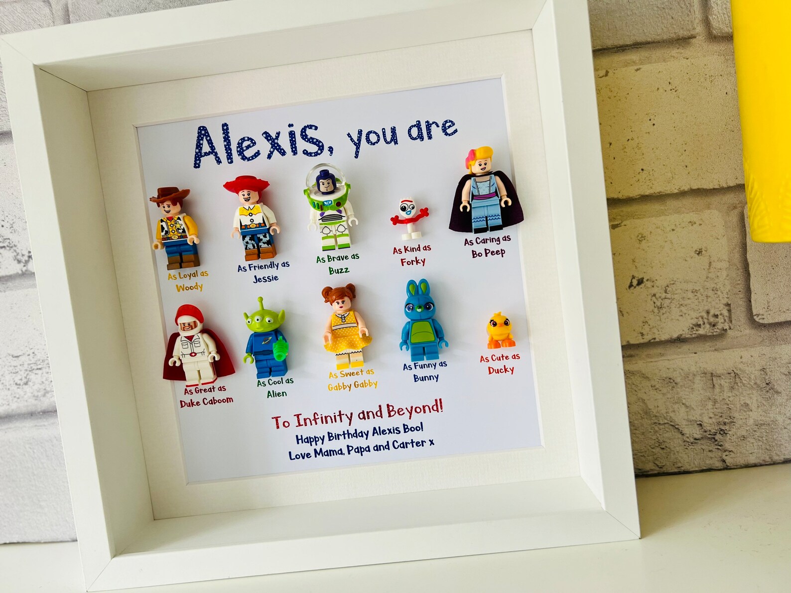 Toy Story Personalised Gift Frame - Etsy