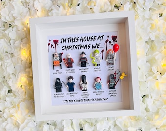In This House We Horror Gift Frame Halloween Scary Movie Personalised ...