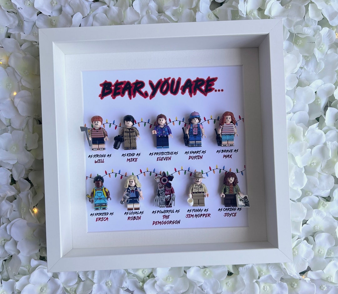 Stranger Things Personalised Gift Frame 10 horror Halloween Unique Gift ...