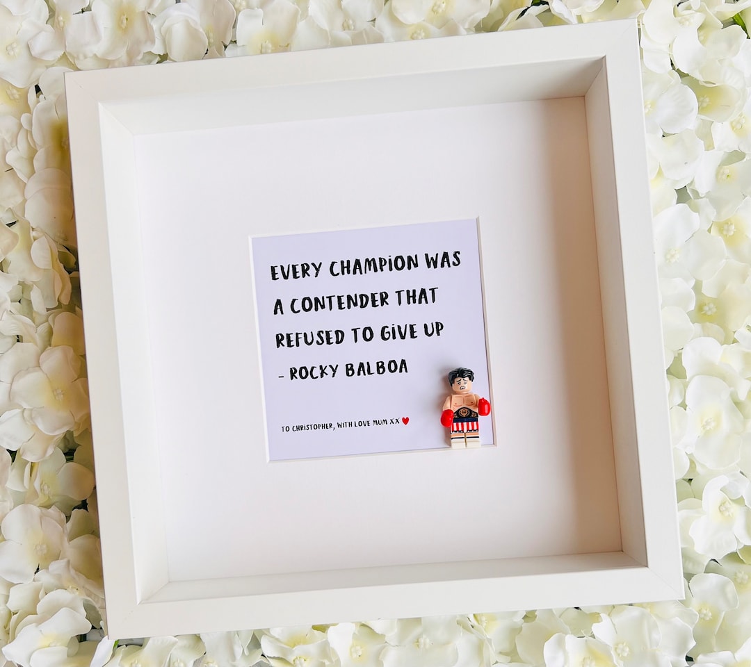 Rocky Balboa Gift Frame - Etsy