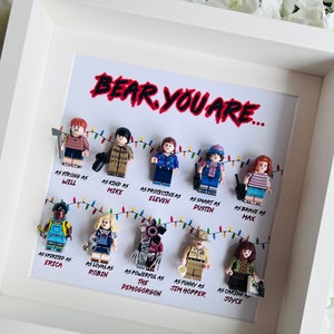 Stranger Things Personalised Gift Frame 10 horror Halloween Unique Gift ...