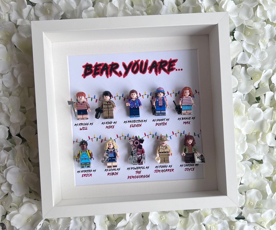 Stranger Things Personalised Gift Frame 10 horror Halloween Unique Gift ...