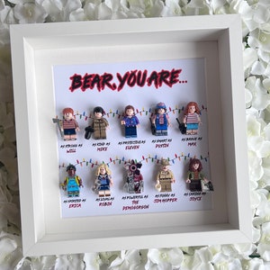 Stranger Things Personalised Gift Frame 10 horror Halloween Unique Gift ...