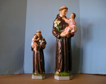 Plaster Saint Statue - Etsy