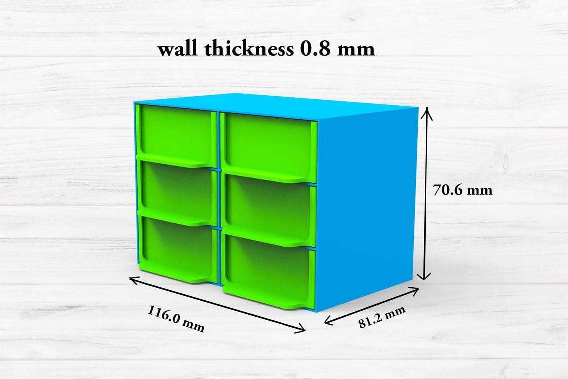 Crafting Storage Organizer: 3D Printed Box for Tiny Pieces - Etsy