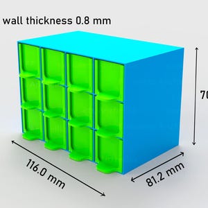 3D Printed Small Component Box: Keep Your Supplies Organized! - Etsy