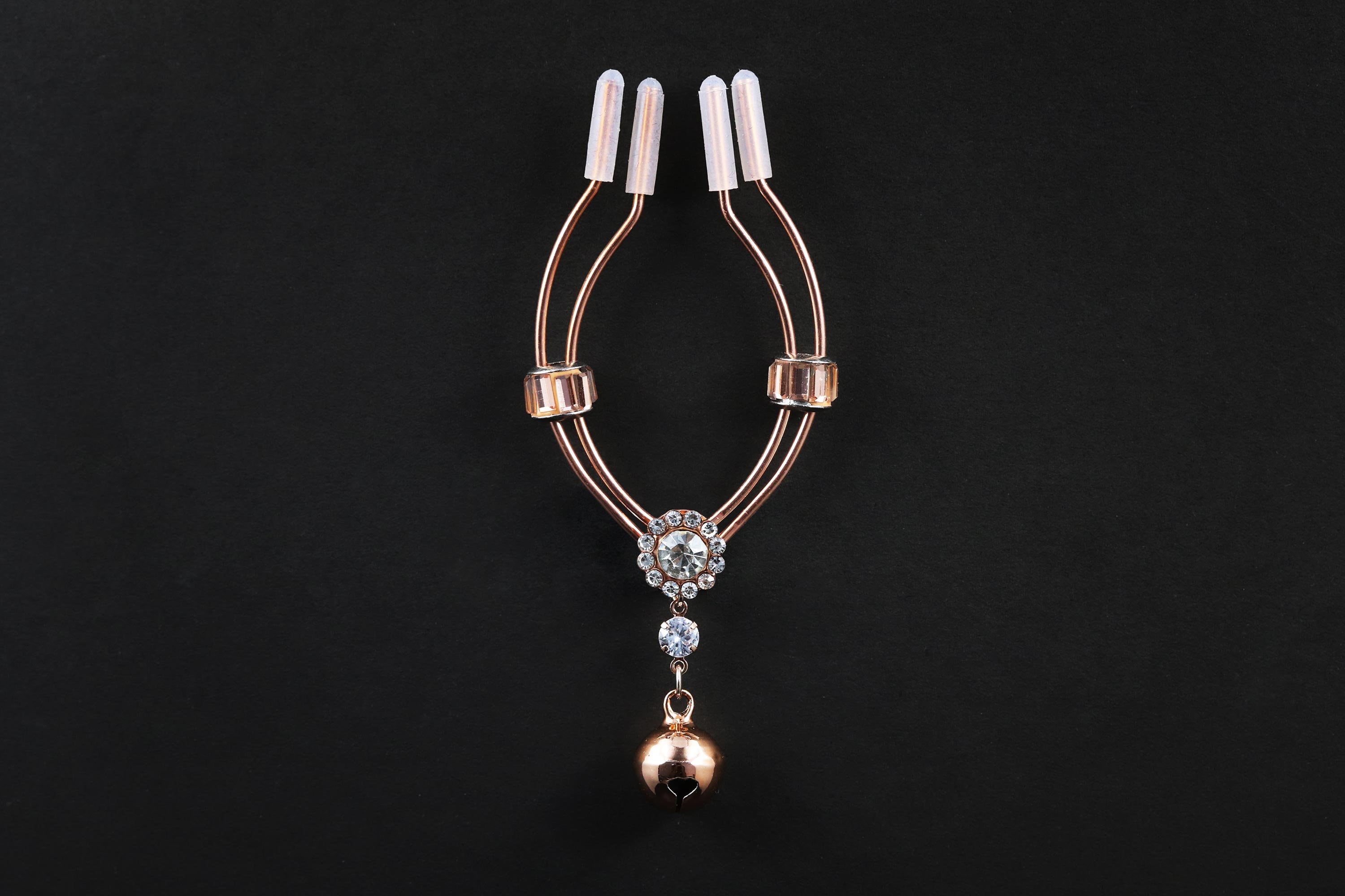 Sexy Labia Clamp Jewelry, Pussy Clip Stretching Spreader, Rose Gold ...