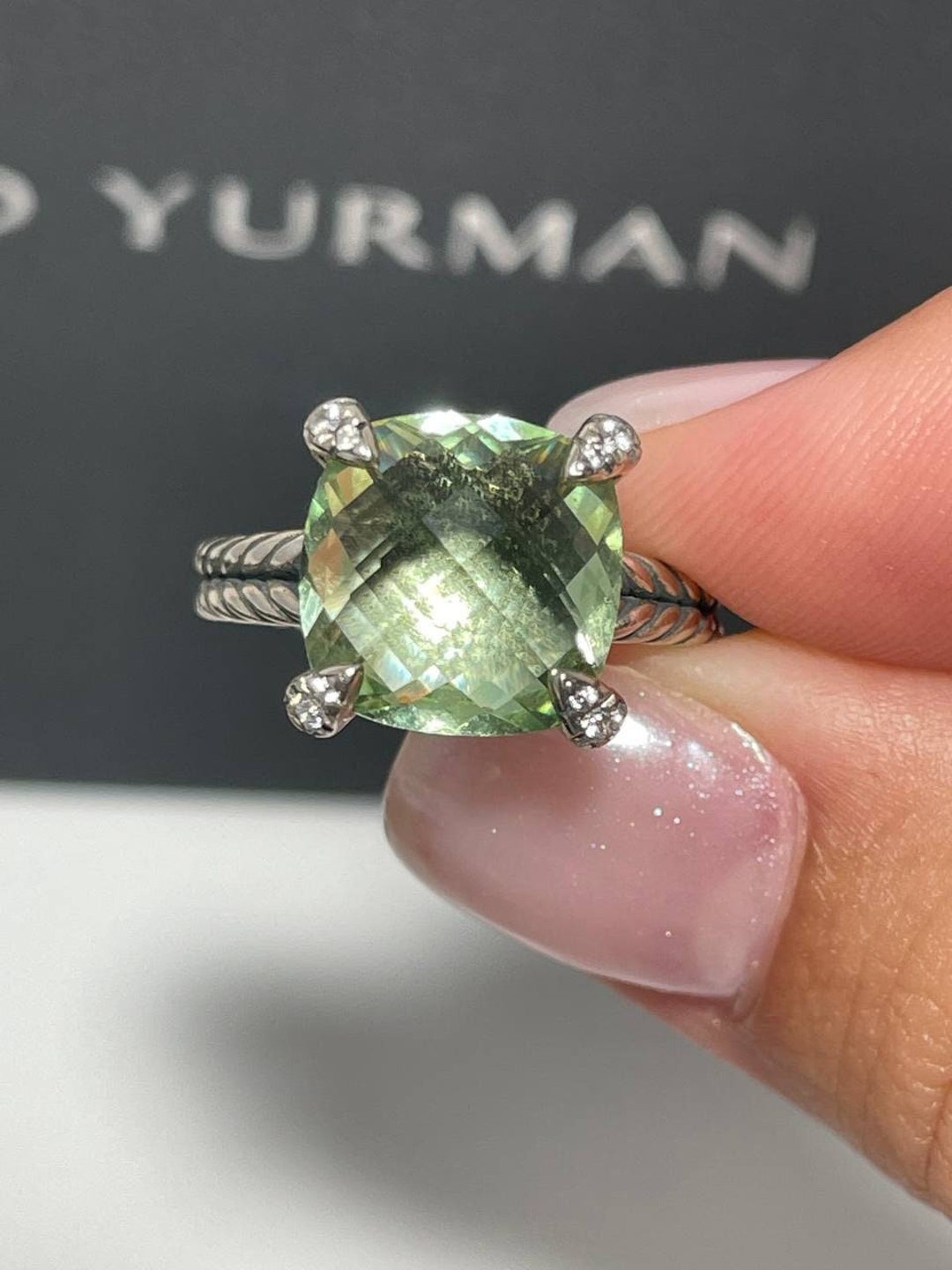 Authentic David Yurman Chatelaine Ring Size 7 11mm - Etsy