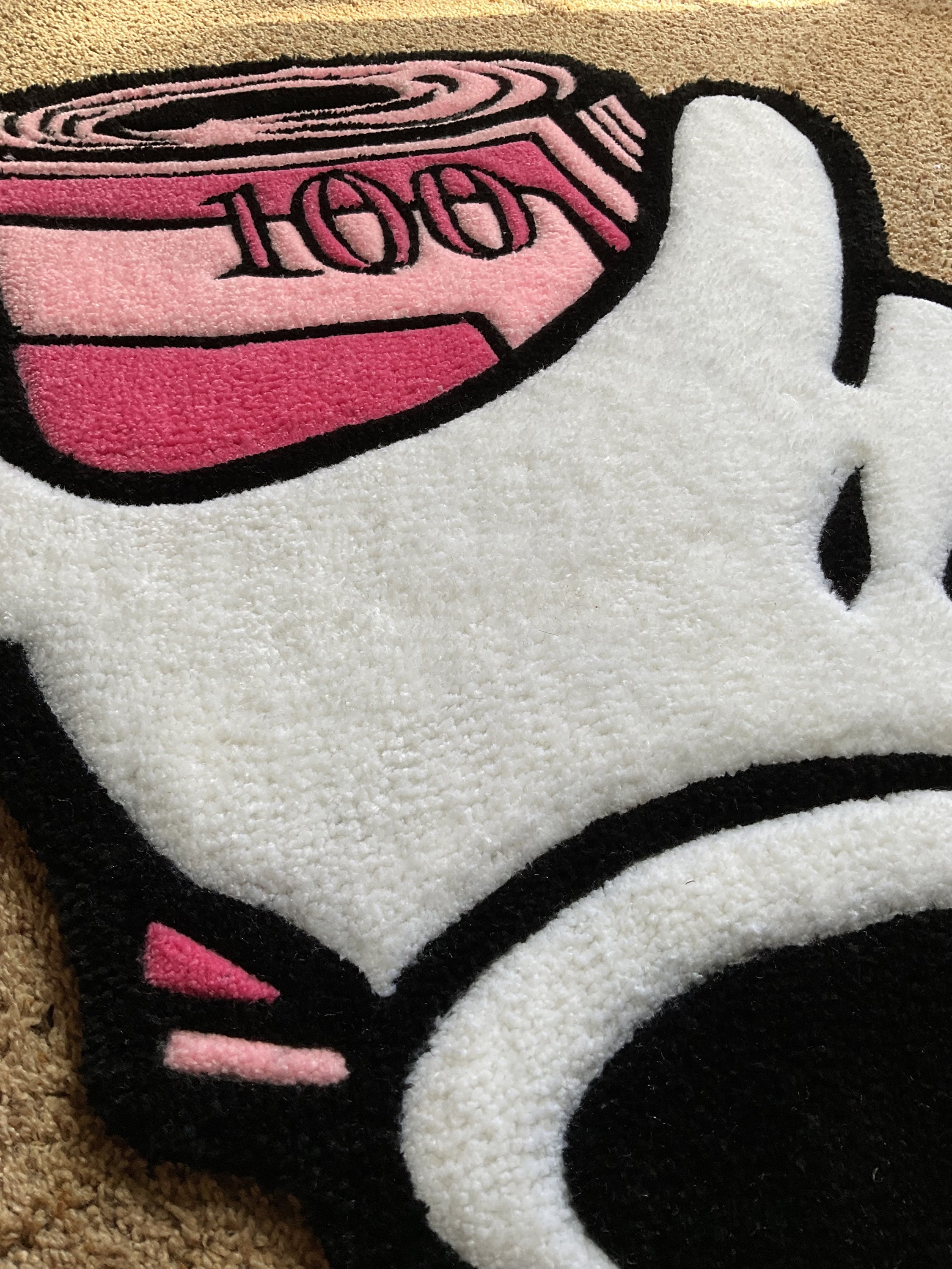 Pink Money Rug Custom Rug Money Roll 100 Dollar Bill - Etsy