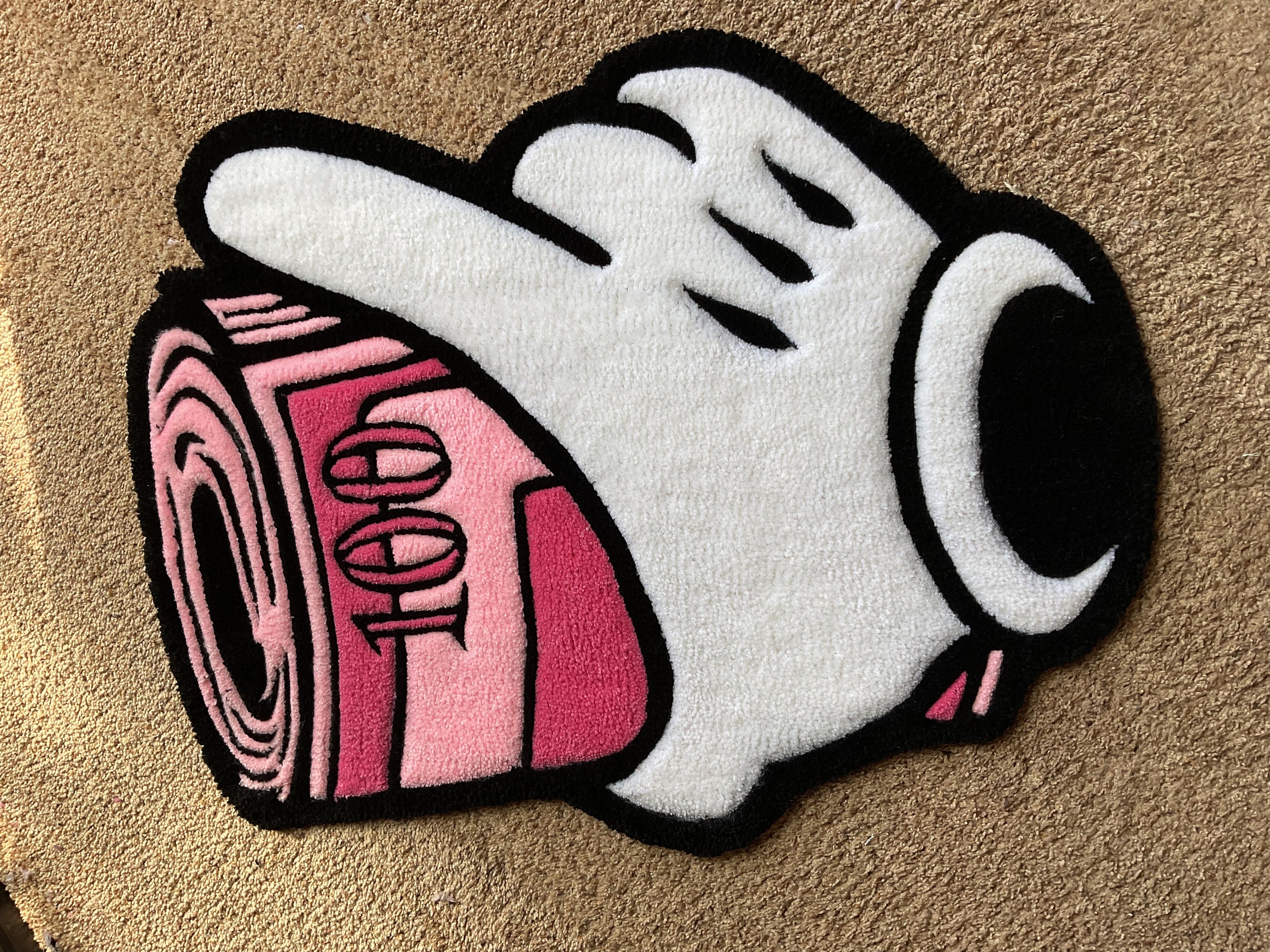 Pink Money Rug Custom Rug Money Roll 100 Dollar Bill - Etsy