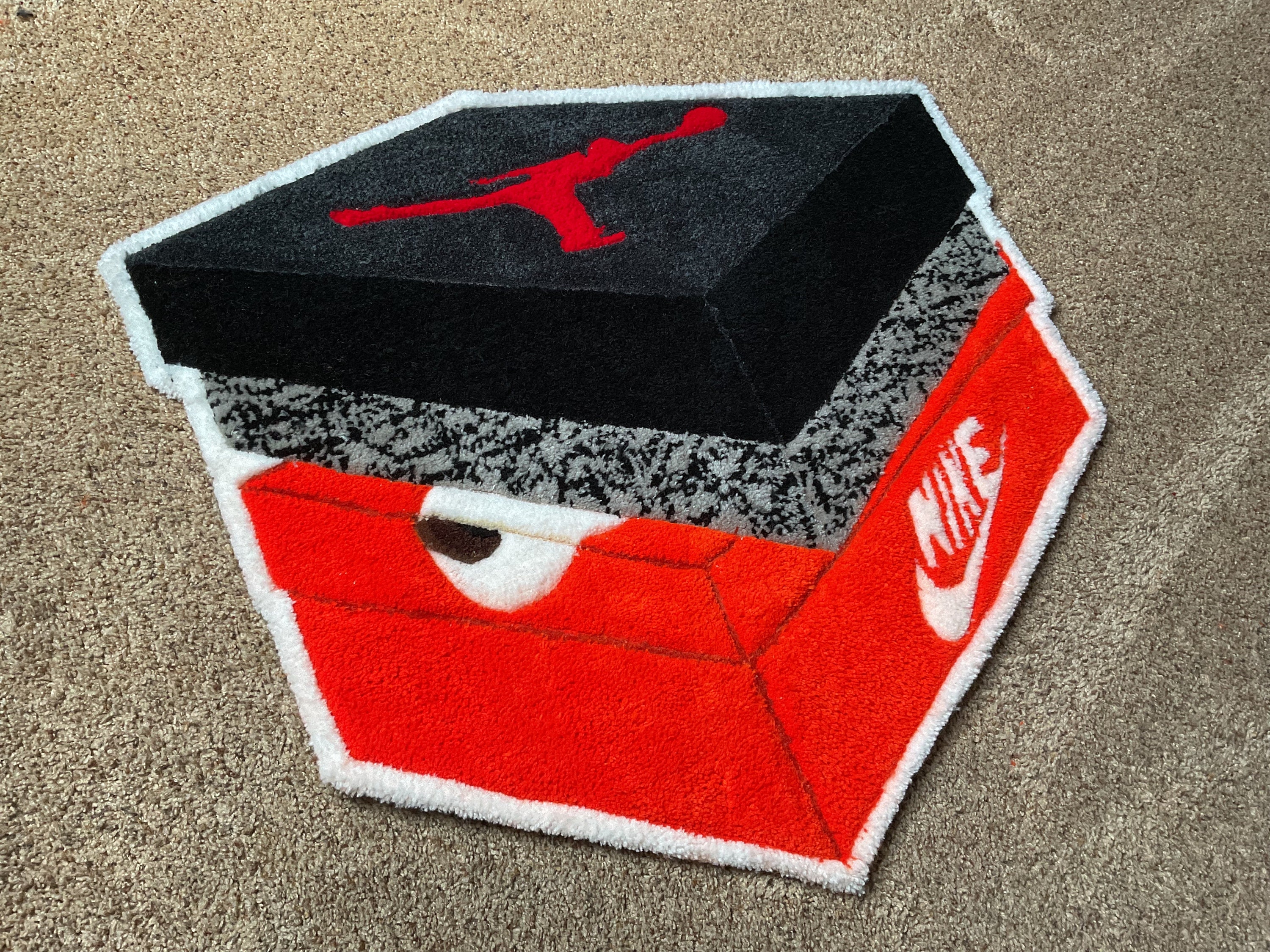 Sneakerhead Rug | Christmas Gift | SNKRHD | Sneaker Rug | Handmade Rug ...