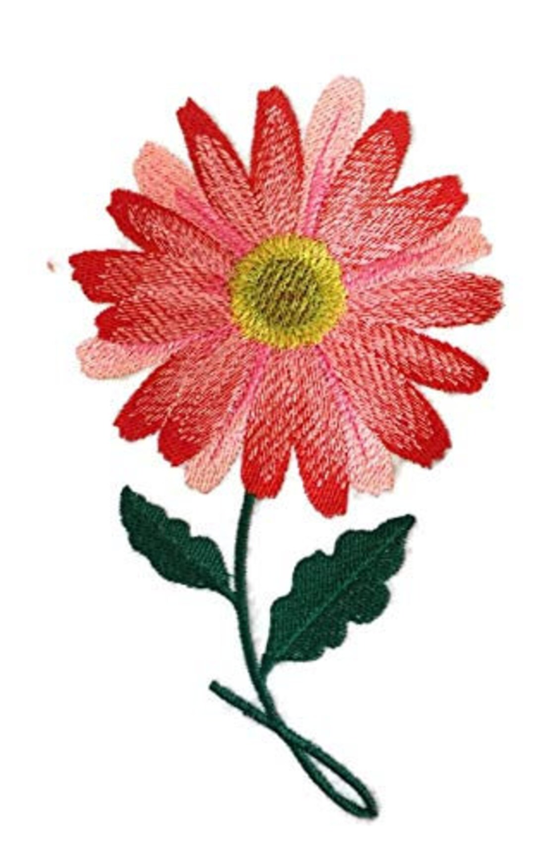 Bloom Daisy Flower Embroidered Iron On/sew Patch [ 3.8
