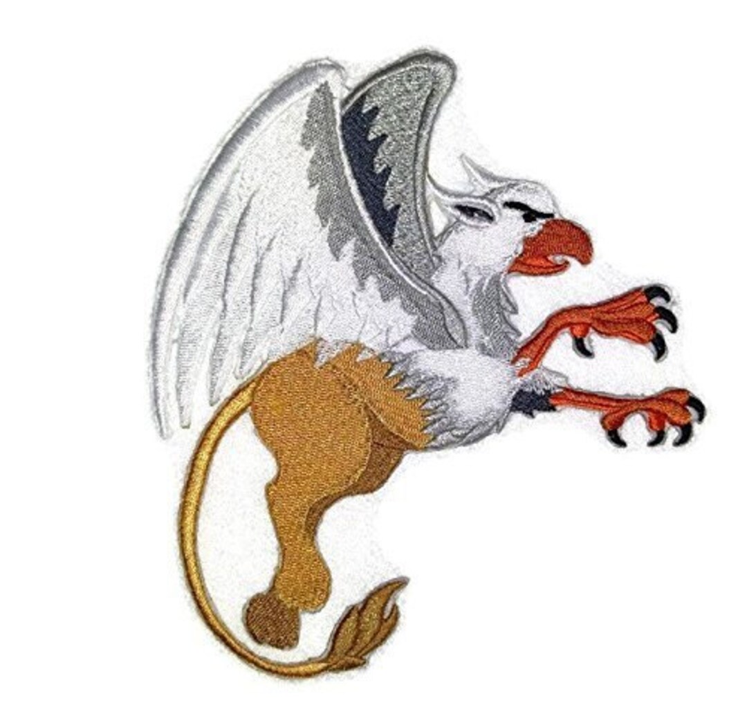 Custom Griffin Dragon Embroidery Iron On/sew Patch [7" X 5.7"] - Etsy