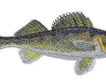 Walleye Fish Patch | Etsy