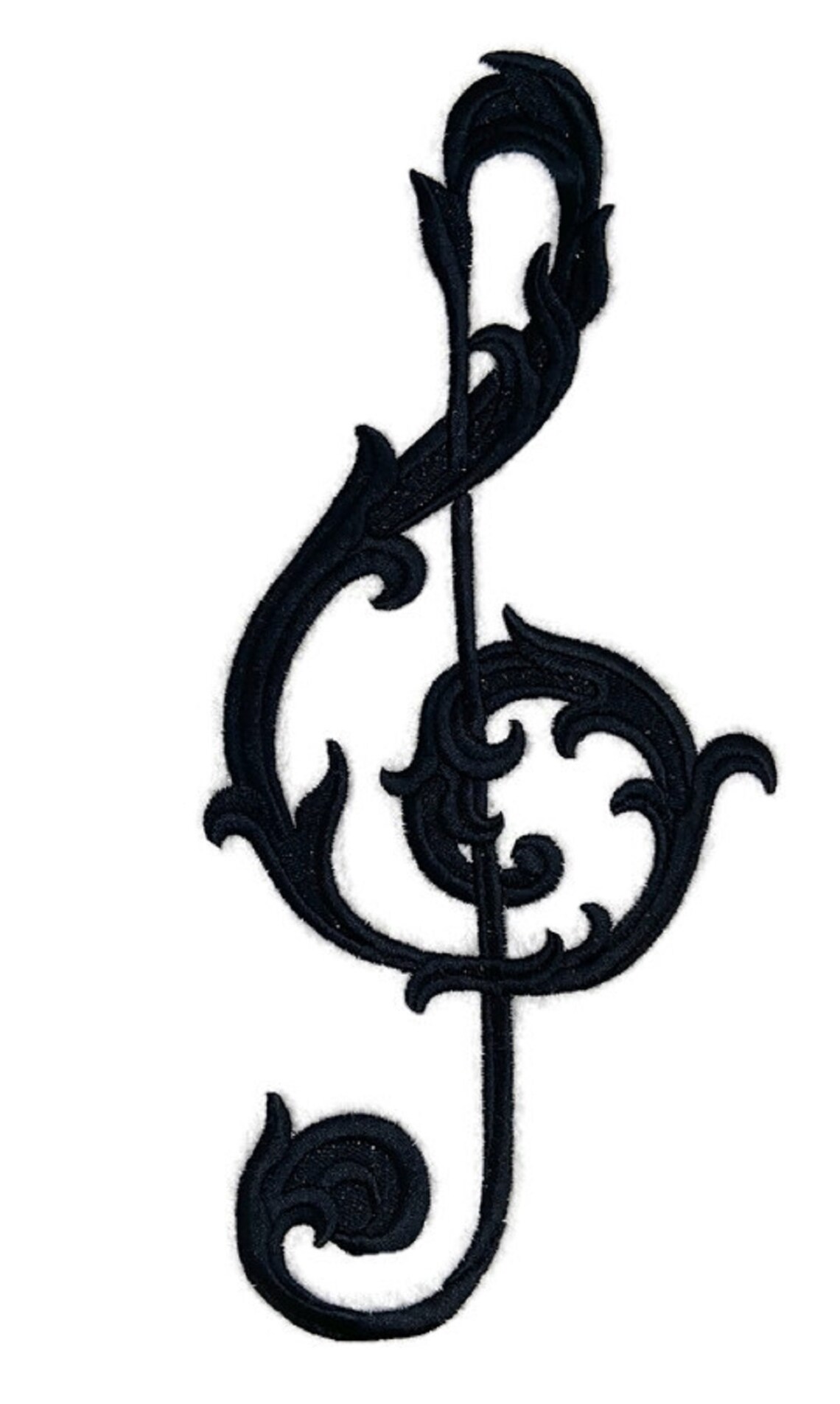 Beyond Vision Custom Musical Note baroque Filigree Treble Clef ...