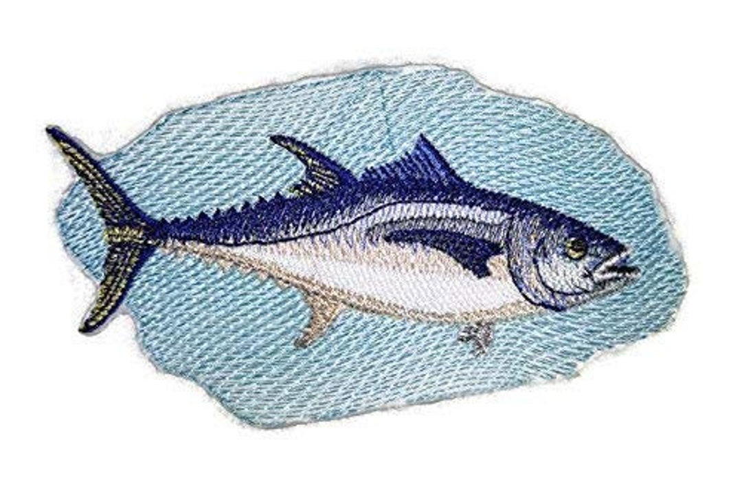 Bluefin Tuna Embroidered Iron On/sew Patch [5" X 2.5"] - Etsy