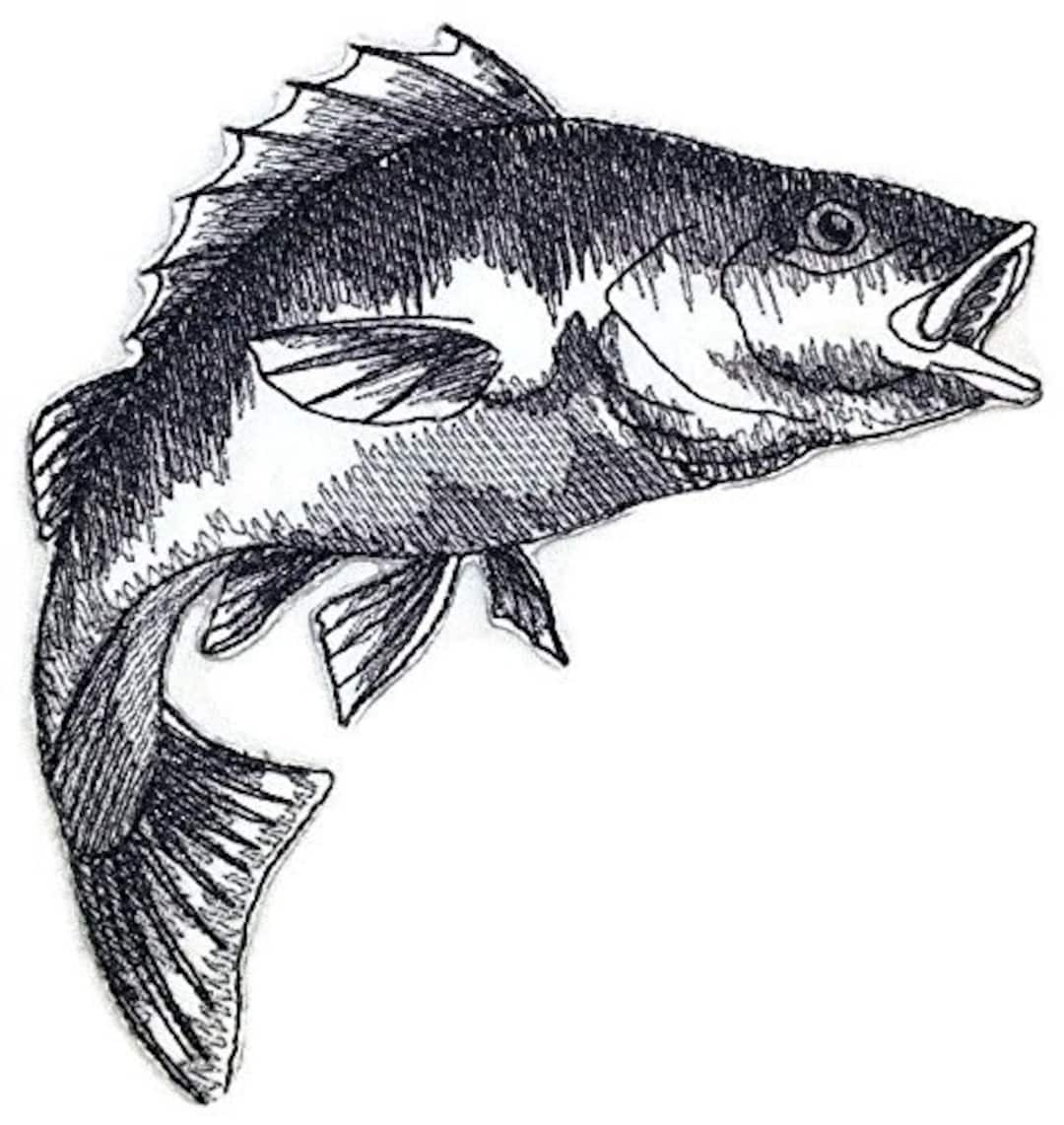 Yellow Perch Fish Embroidered Iron On/sew Patch [5" X5.4"] - Etsy