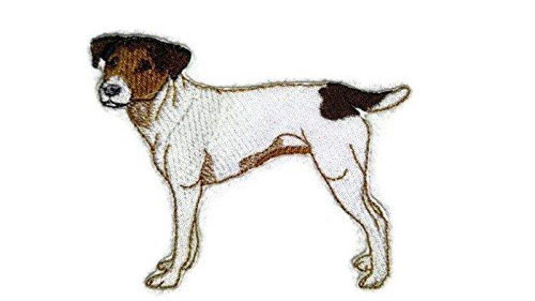 Jack Russell Terrier Embroidery Iron On/sew Patch [4.5" X 4"] - Etsy
