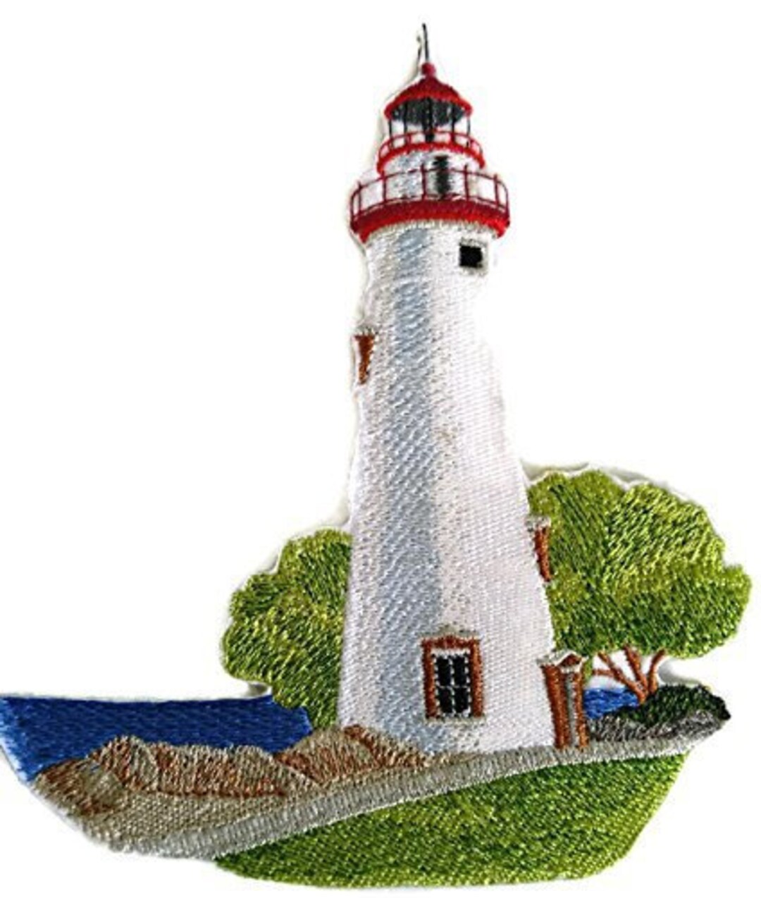 Lighthouse[marblehead Lighthouse] Embroidered Iron On/sew Patch [6.47"5 ...